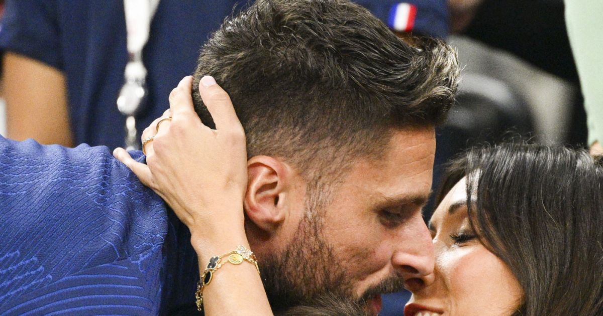 GIROUD Olivier (FRA) embrassant sa femme Jennifer - People et joueurs ...