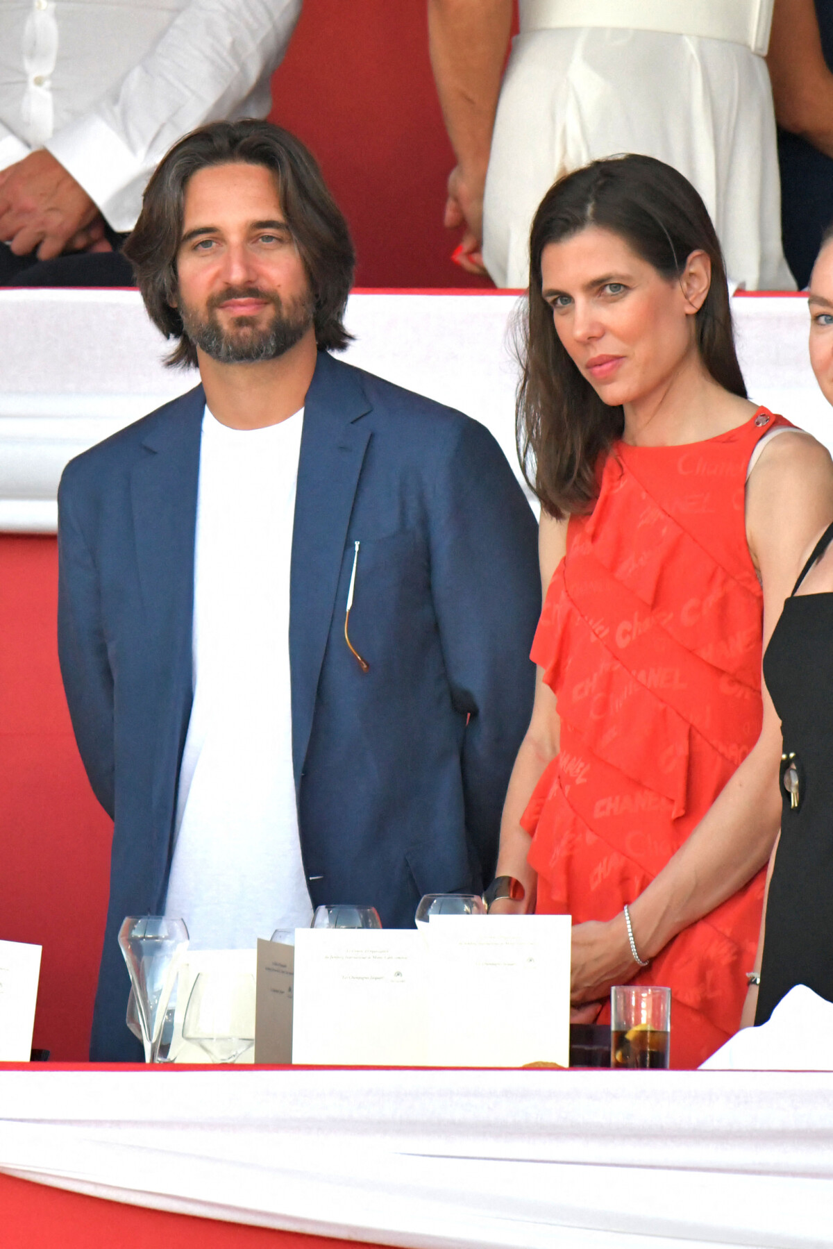Photo : Dimitri Rassam et sa femme Charlotte Casiraghi durant le ...