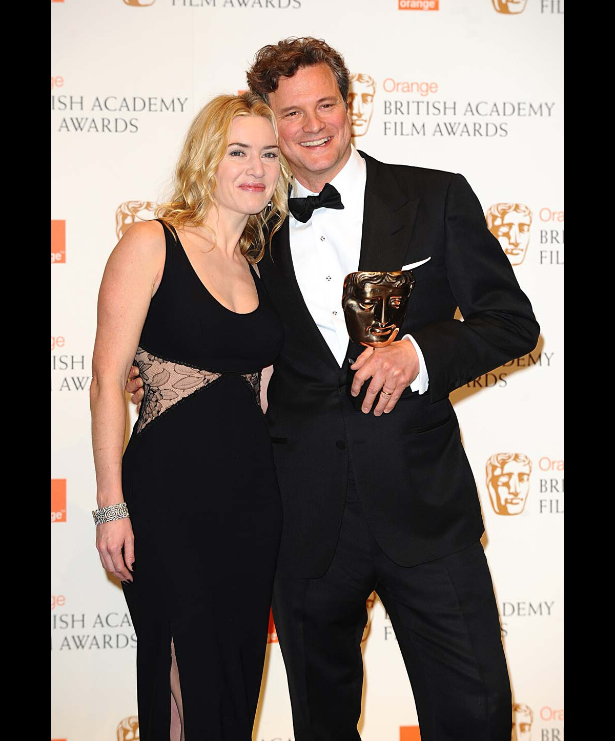 Photo : Kate Winslet et Colin Firth à la remise des BAFTA, à Londres ...