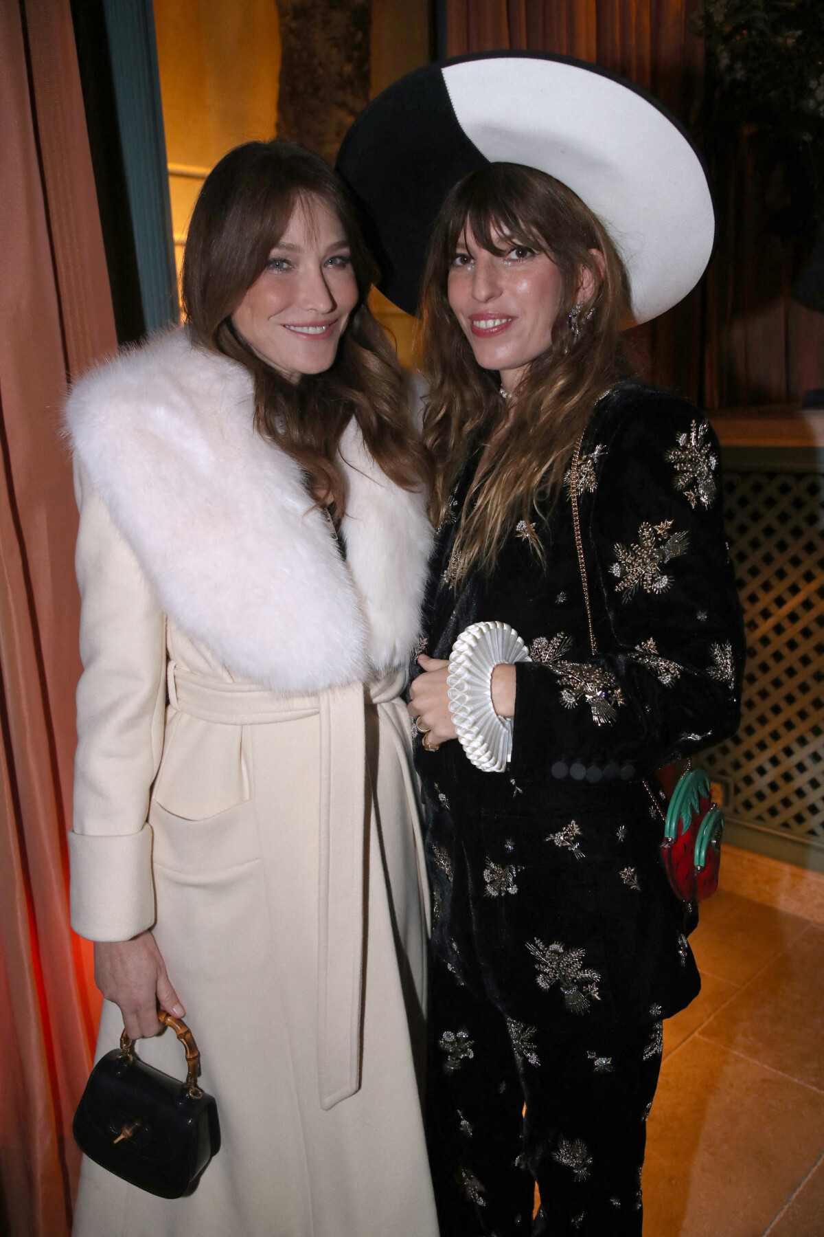 Photo : Carla Bruni - Sarkozy et Lou Doillon - Dîner privé pour ...