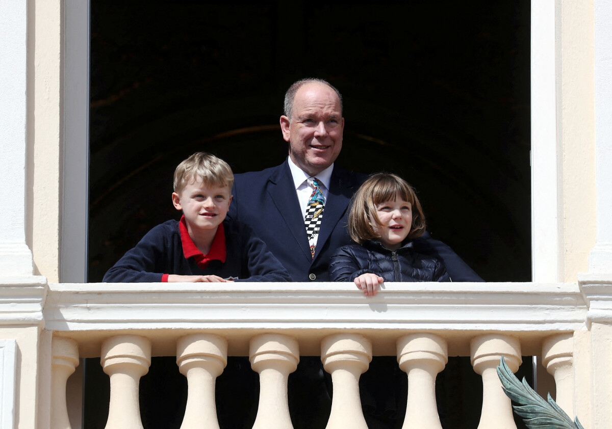 Photo : Exclusif - Le prince Albert II de Monaco avec ses enfants le prince héréditaire Jacques ...