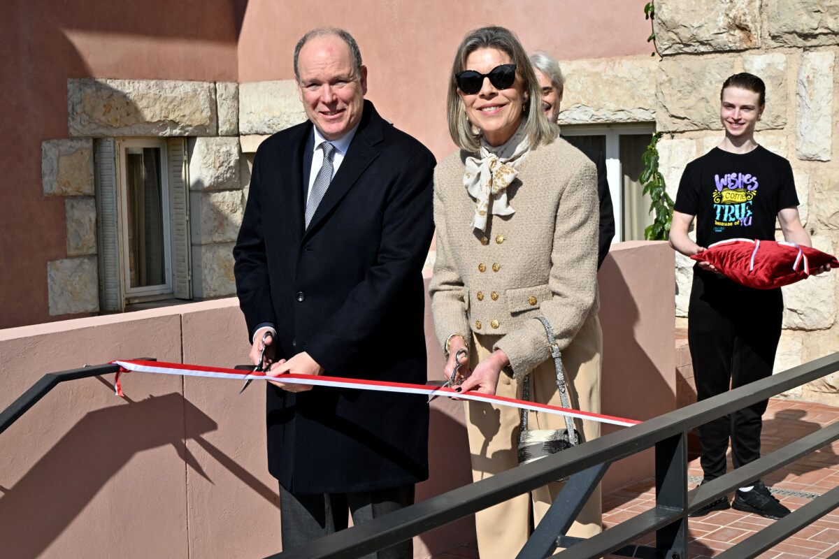 Photo : Le prince Albert II de Monaco et la princesse Caroline de ...