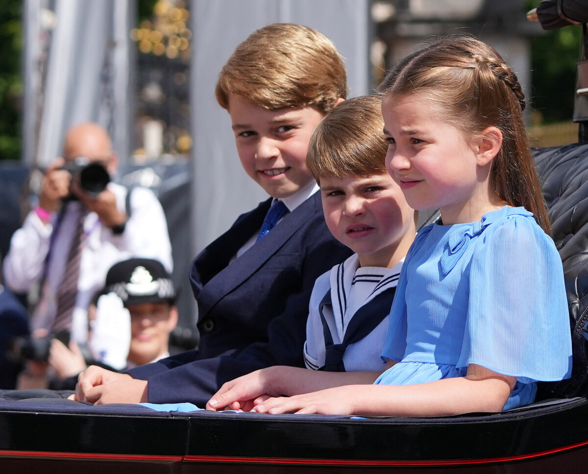 Photo : Le prince George de Cambridge, le prince Louis et la princesse ...