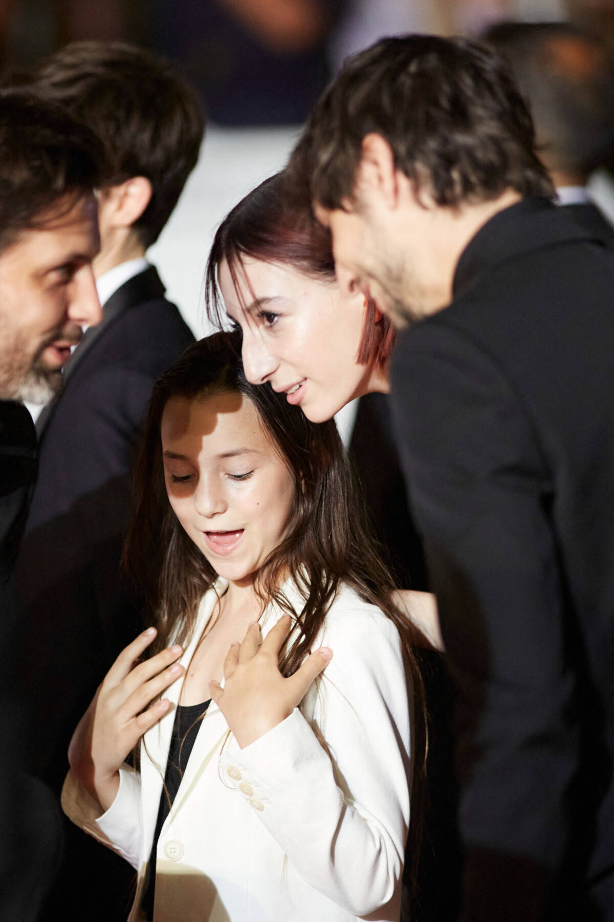 Photo : Alice, Ben et Joe Attal (les enfants de Charlotte Gainsbourg) - Montée des marches du ...