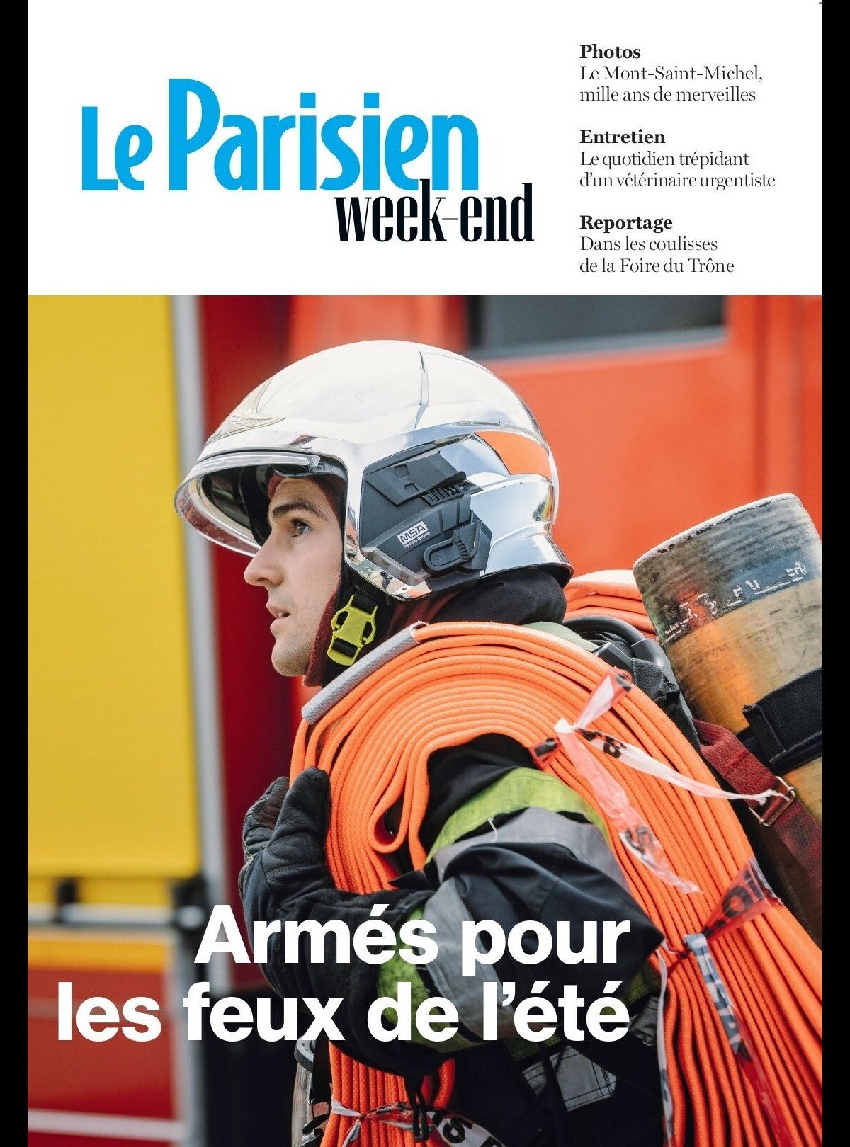 Photo : Couverture du magazine Parisien Week-end paru le 5 mai 2023 ...
