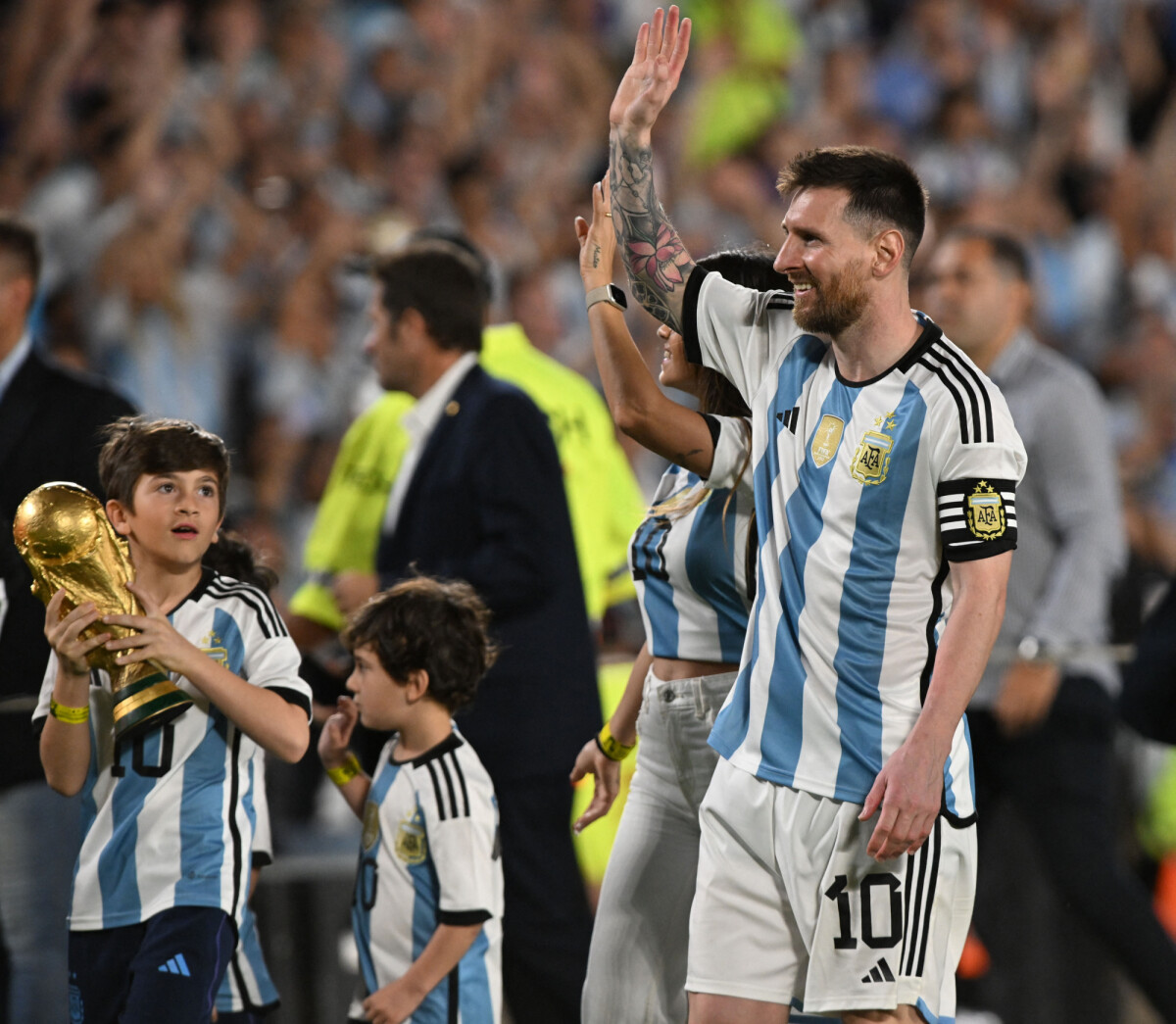 Photo : Lionel Messi - Match amical de football amical entre l ...
