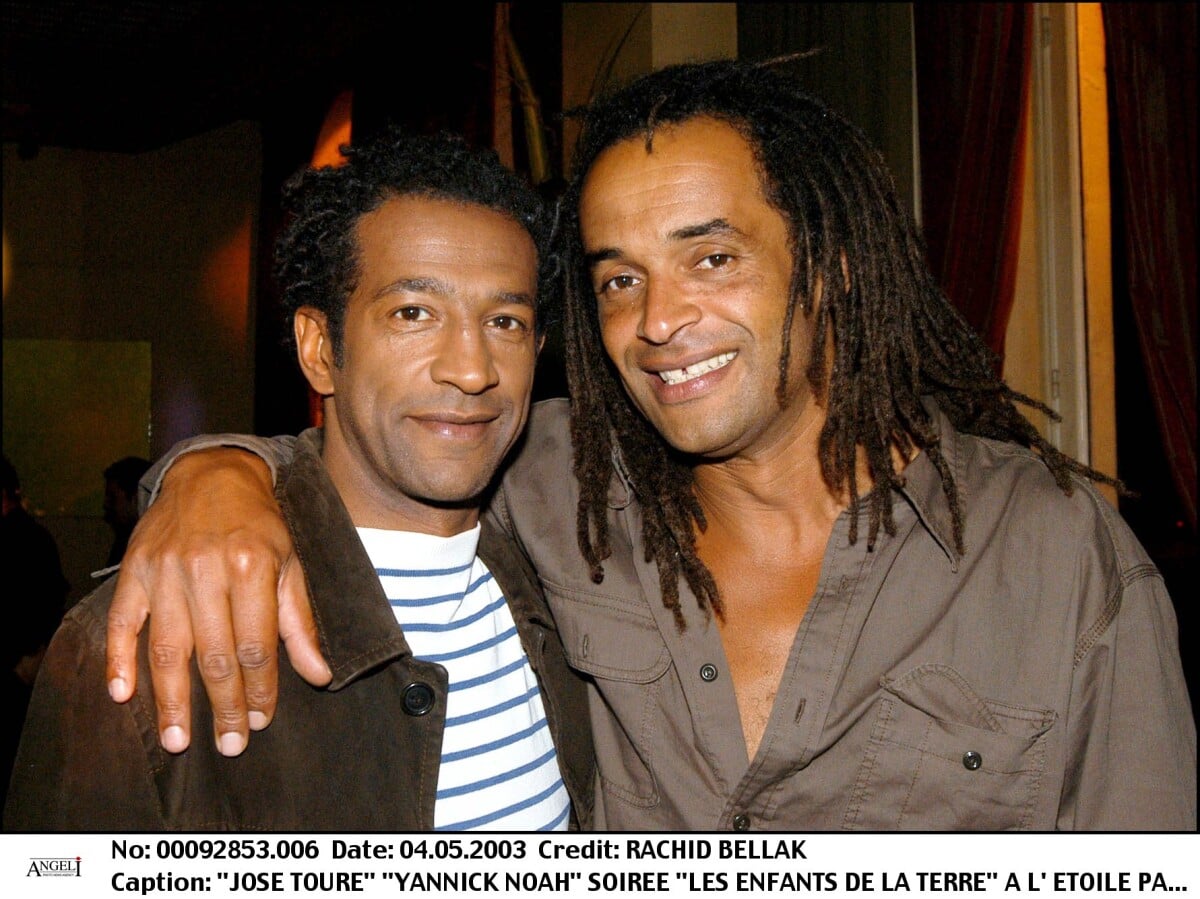 Photo : Archives - José Touré et Yannick Noah - Purepeople