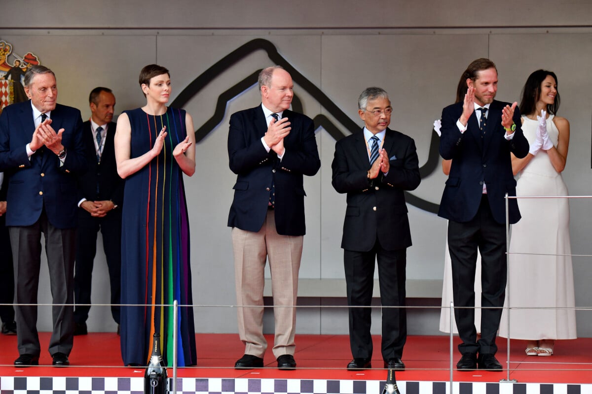 Photo : Michel Boeri, la princesse Charlène de Monaco, le prince Albert ...