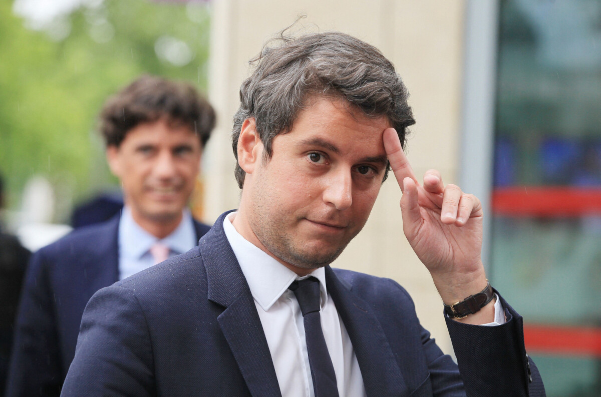 Photo Exclusif Gabriel Attal Ministre De Laction Et Des Comptes