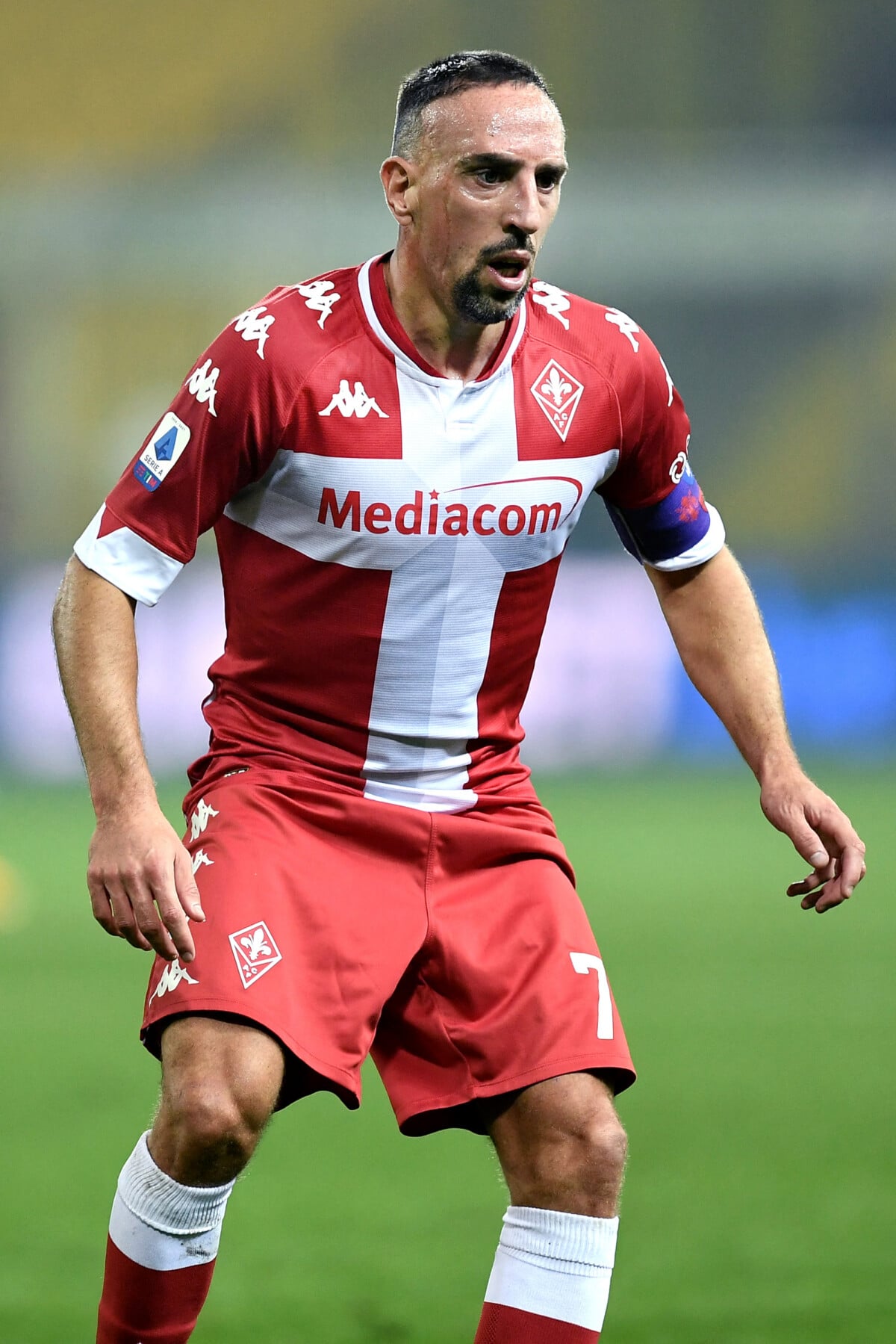 Photo : Franck Ribery - Match de football opposant Parma à Fiorentina ...