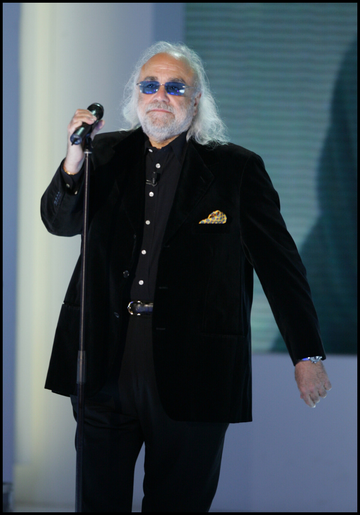 Photo : Demis Roussos - Enregistrement de l'émission "Vivement dimanche ...