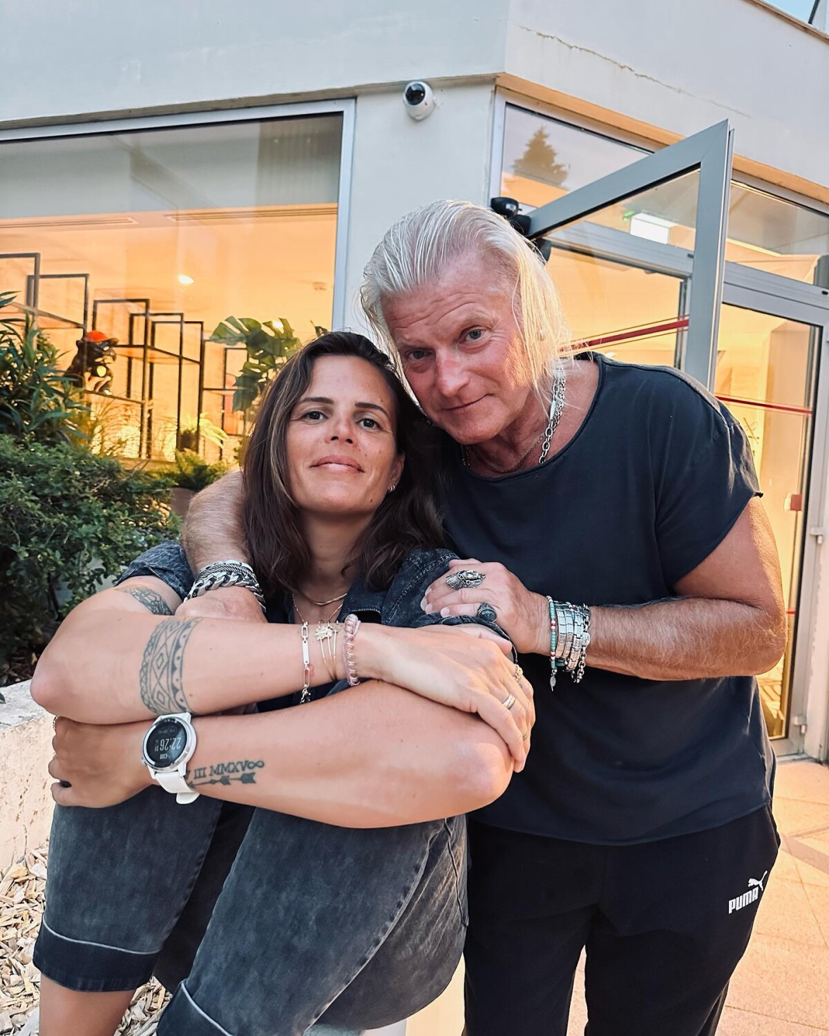 Photo : C'est avec un grand plaisir que Laure Manaudou a retrouvé son ancien entraîneur Philippe ...
