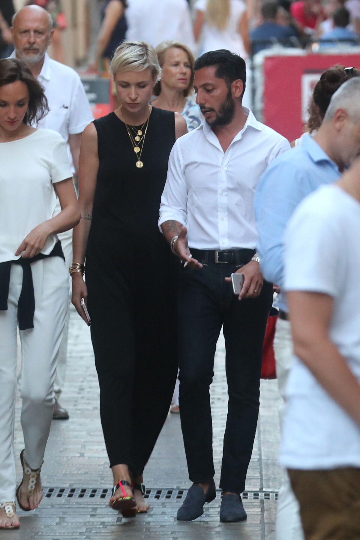 Photo : Cyril Kamar (Alias K.Maro) et sa femme Anne-Sophie Mignaux ...