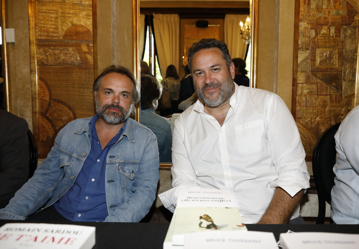 Photo : Exclusif - Romain Sardou, Bruce Toussaint - Librairie Ephémère ...