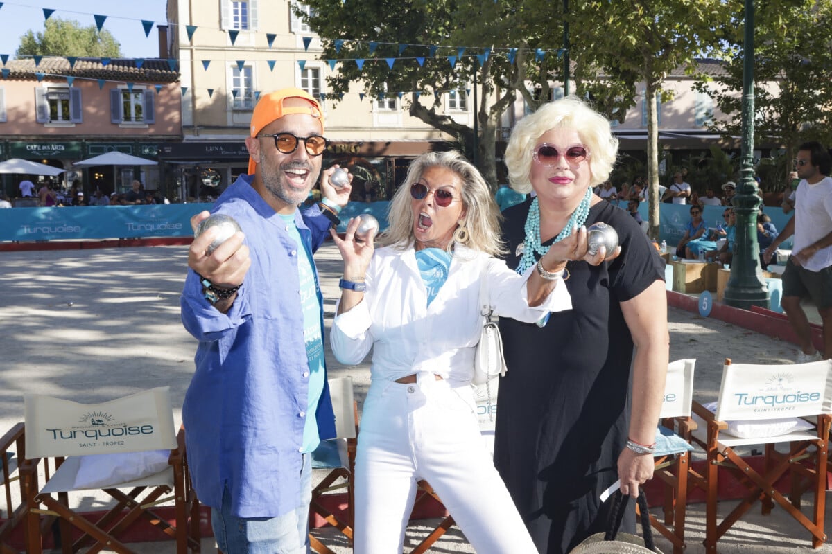 Photo : Marc Fichel, Caroline Margeridon, Zize lors d'un tournoi de ...