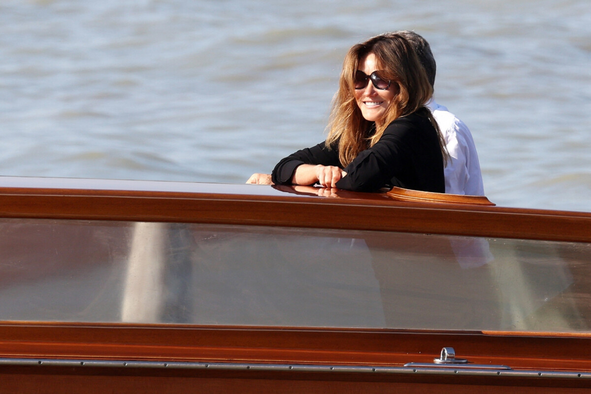 Photo : L'ancien président français Nicolas Sarkozy et sa femme Carla ...