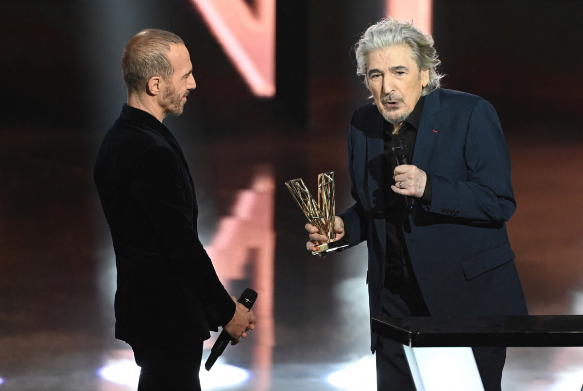 Photo : Calogero et Serge Lama (Victoire d'honneur) lors de la 38ème ...