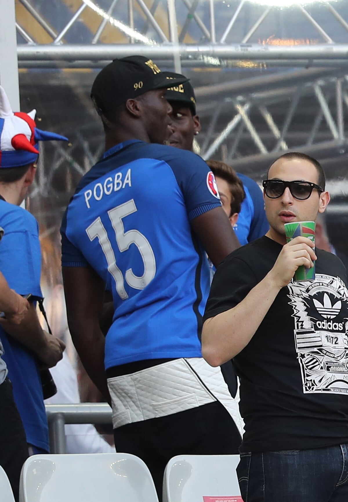 Photo : Florentin Pogba et Mathias Pogba (Frère de Paul Pogba) lors du ...