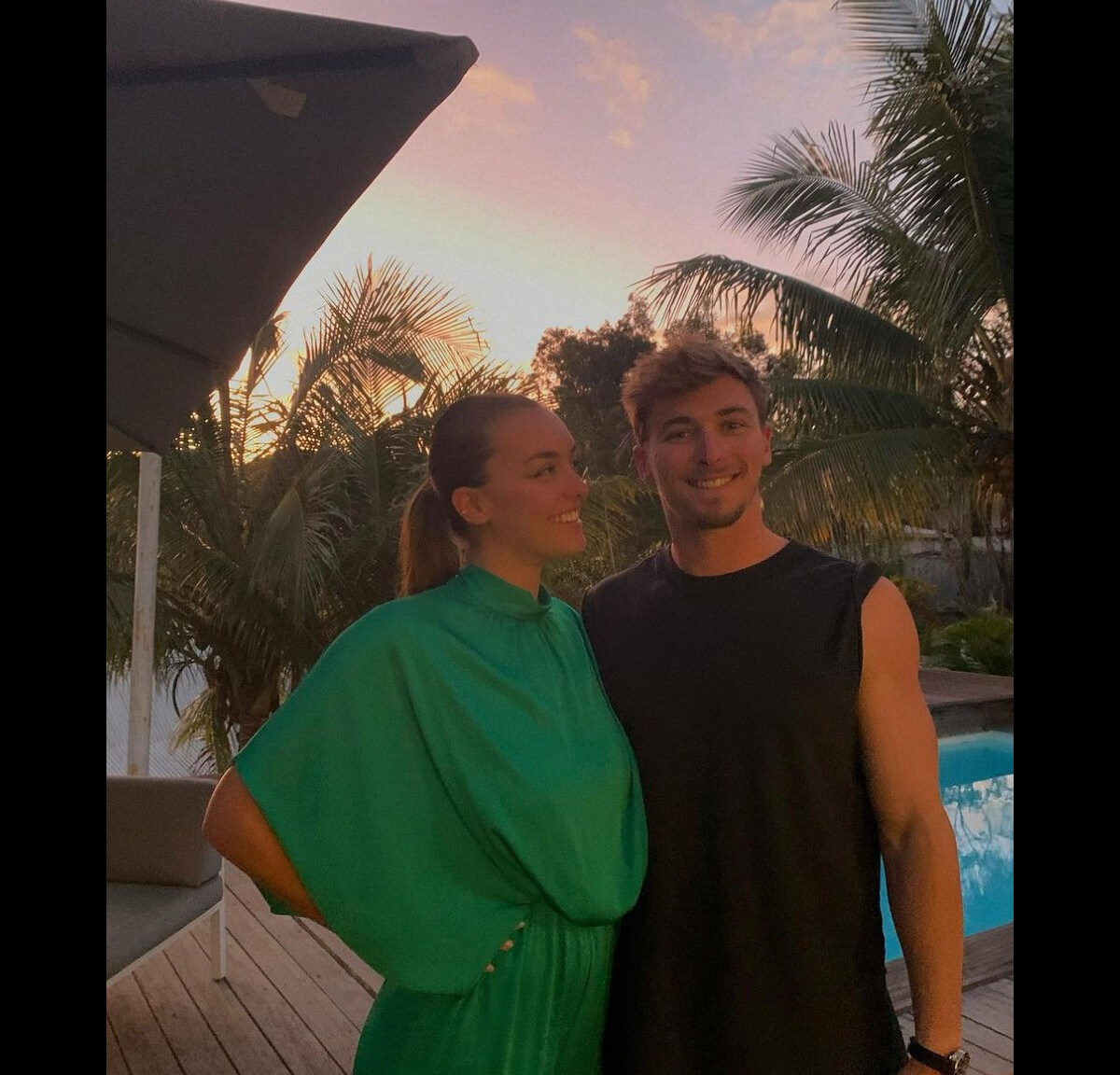 Photo : Emma et Maxime Grousset immortalisée sur Instagram. - Purepeople