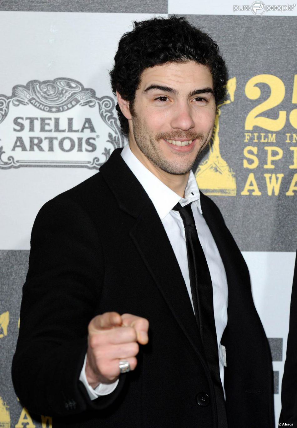 Tahar Rahim aux Spirit Awards, à Los Angeles, le 05/03/2010. - Purepeople