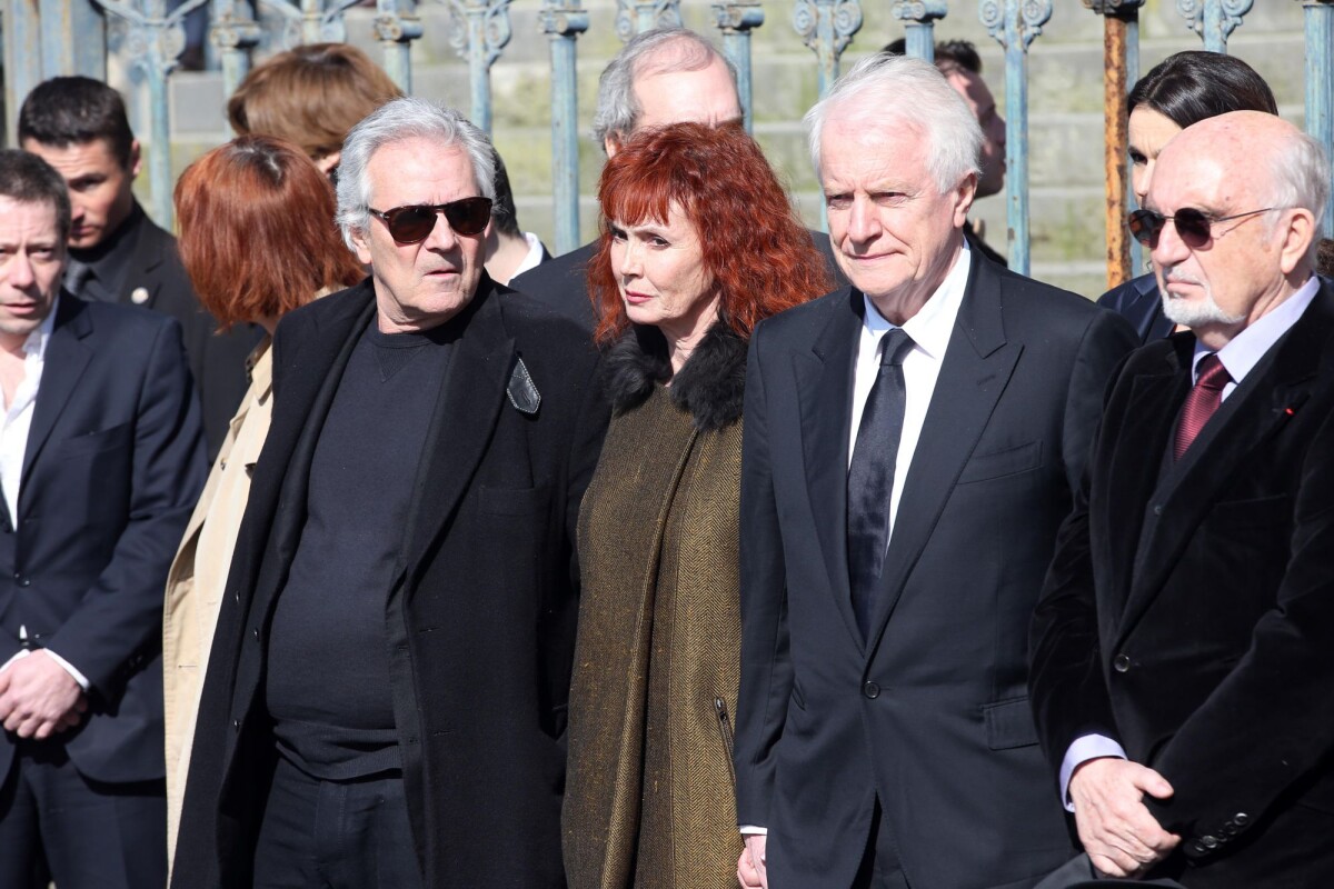 Photo : Pierre Arditi, Sabine Azéma - Funérailles d'Alain Resnais en l ...