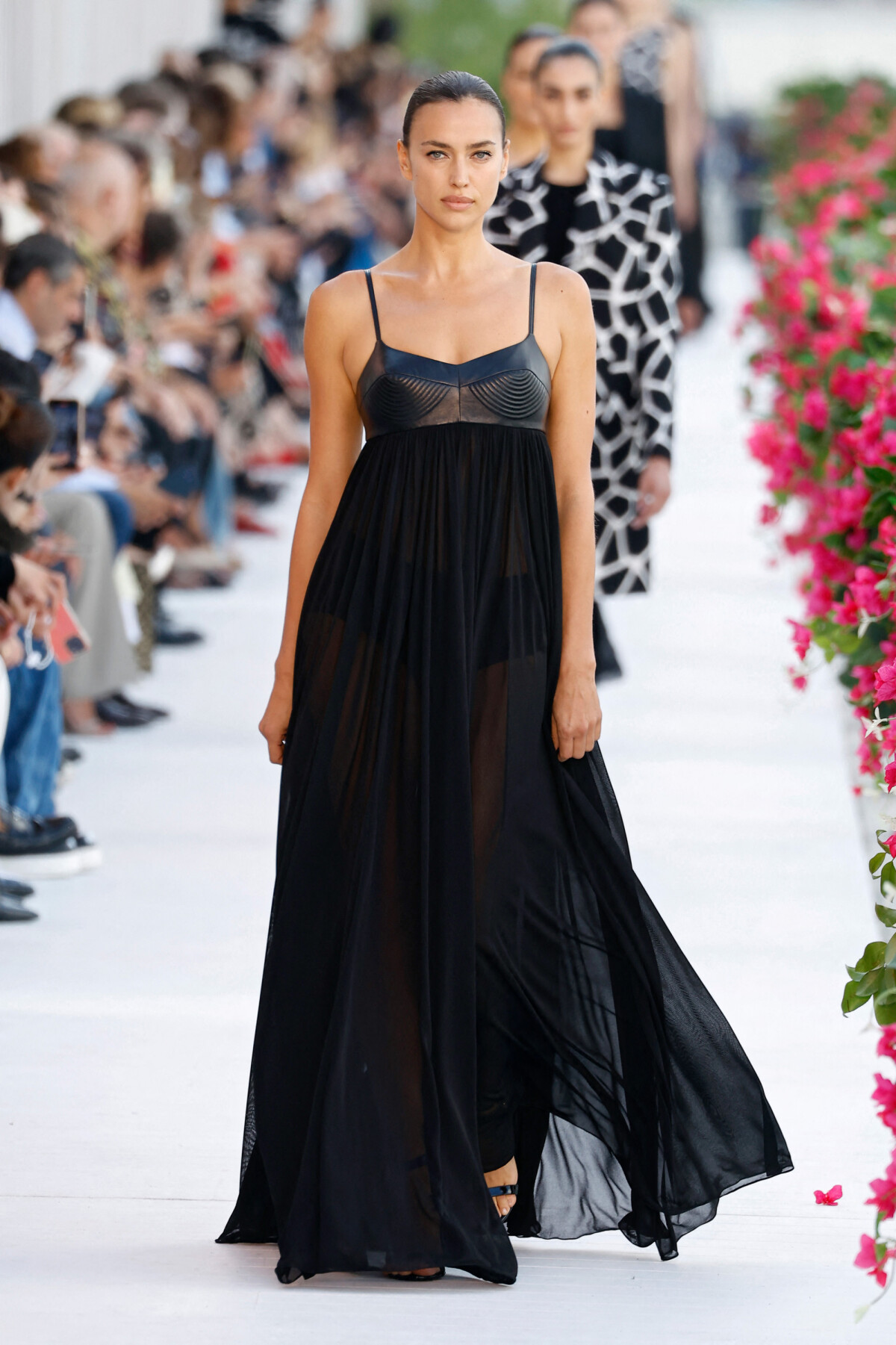 Photo : Le mannequin a défilé pour la marque Mowalola à la Fashion Week ...