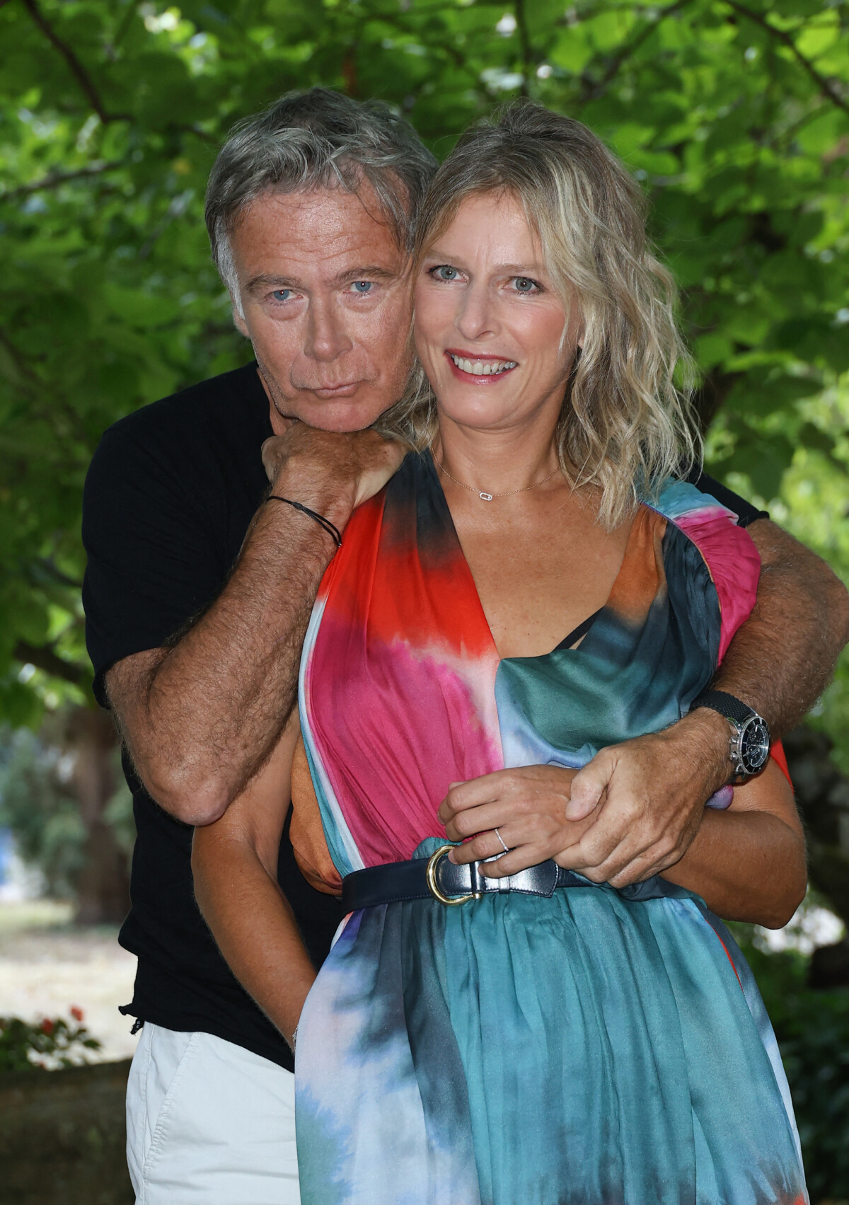 Photo : Karin Viard et Franck Dubosc - Photocall du film "Nouveau ...