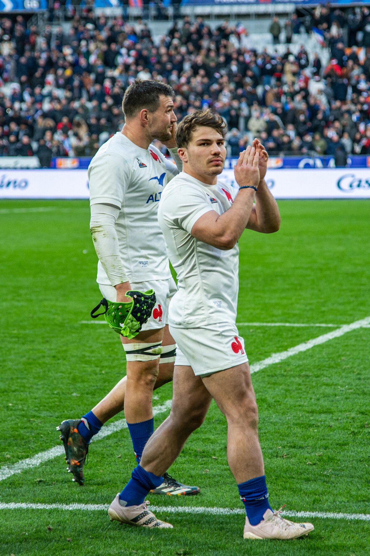 Photo : Info - Antoine Dupont élu meilleur joueur du Tournoi des Six Nations - Antoine Dupont ...
