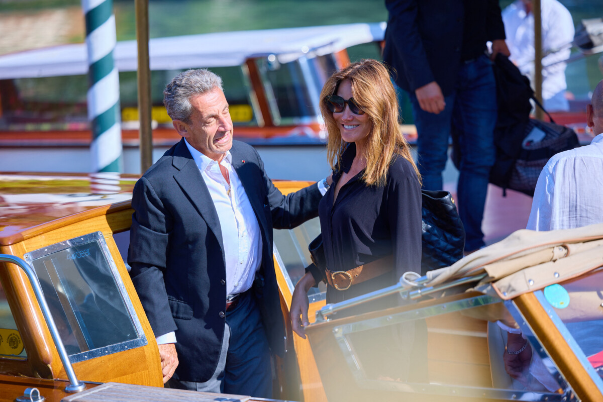 Photo : L'ancien président français Nicolas Sarkozy et sa femme Carla ...
