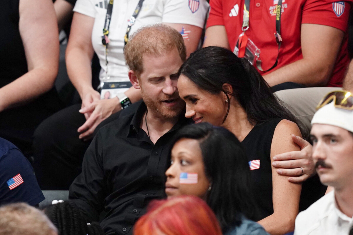 Photo : Le prince Harry et Meghan Markle assistent à la finale de ...