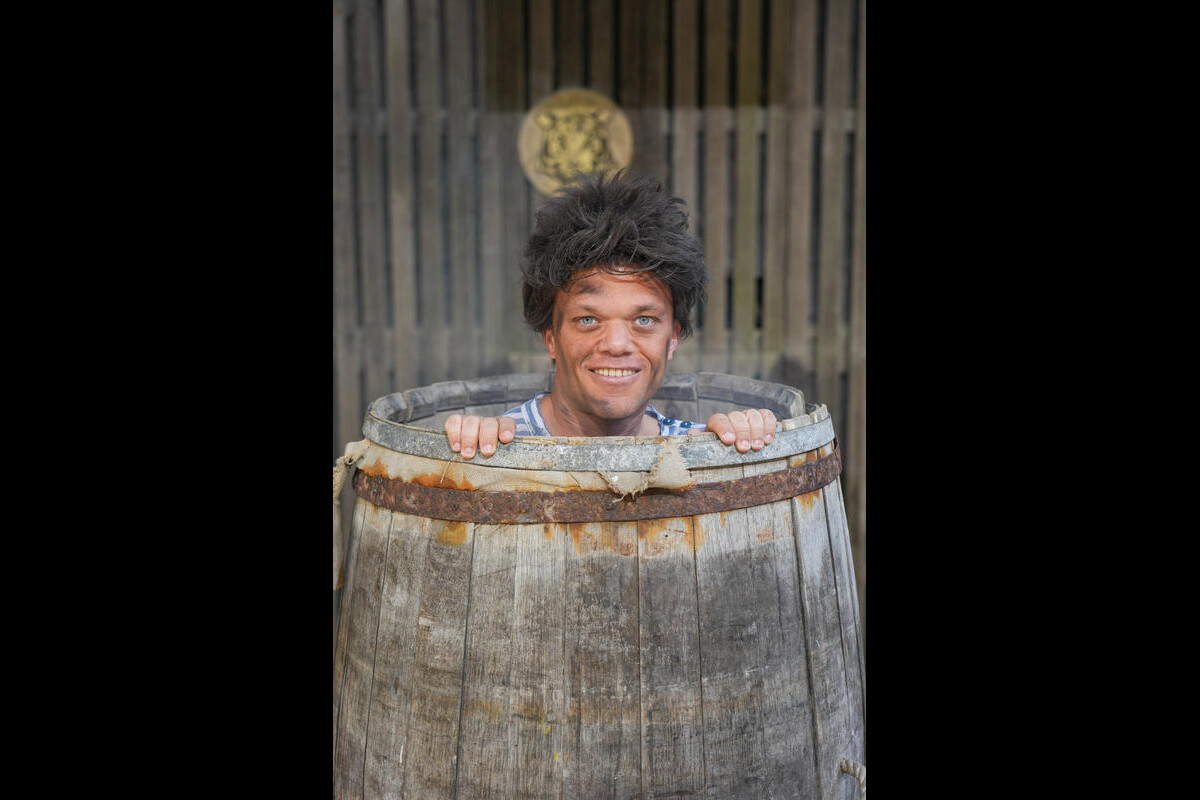Photo : Anthony Laborde (Passe-Muraille) dans "Fort-Boyard". - Purepeople
