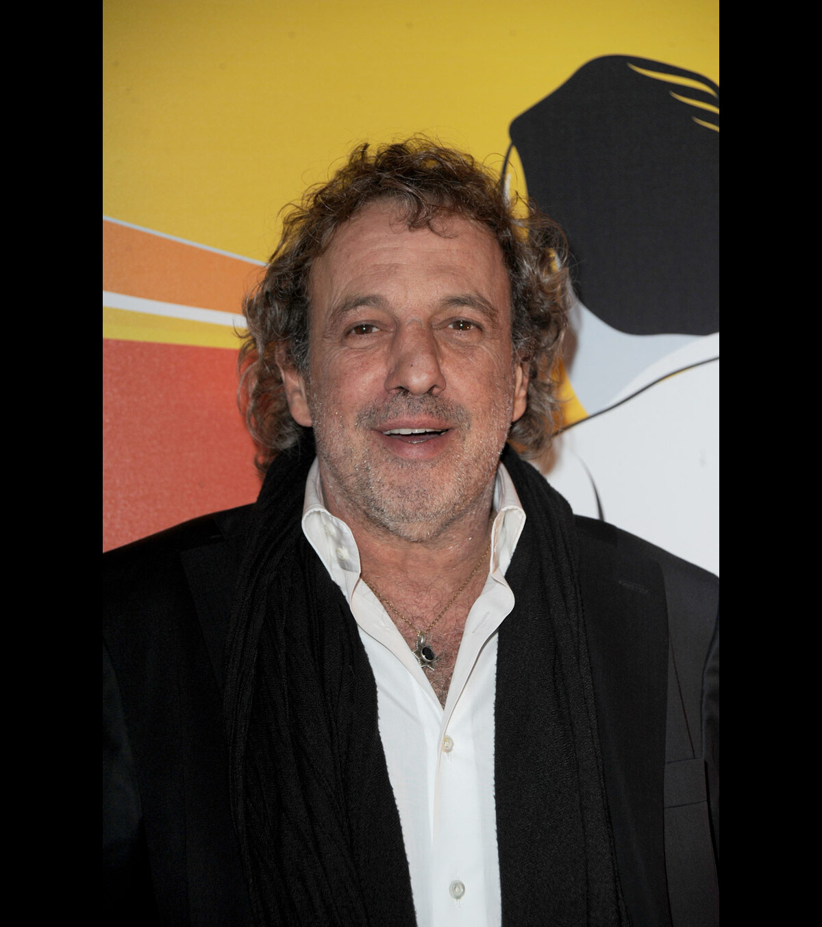 Photo : Charles Zrihen lors de l'ouverture du festival du Film d'Israël ...