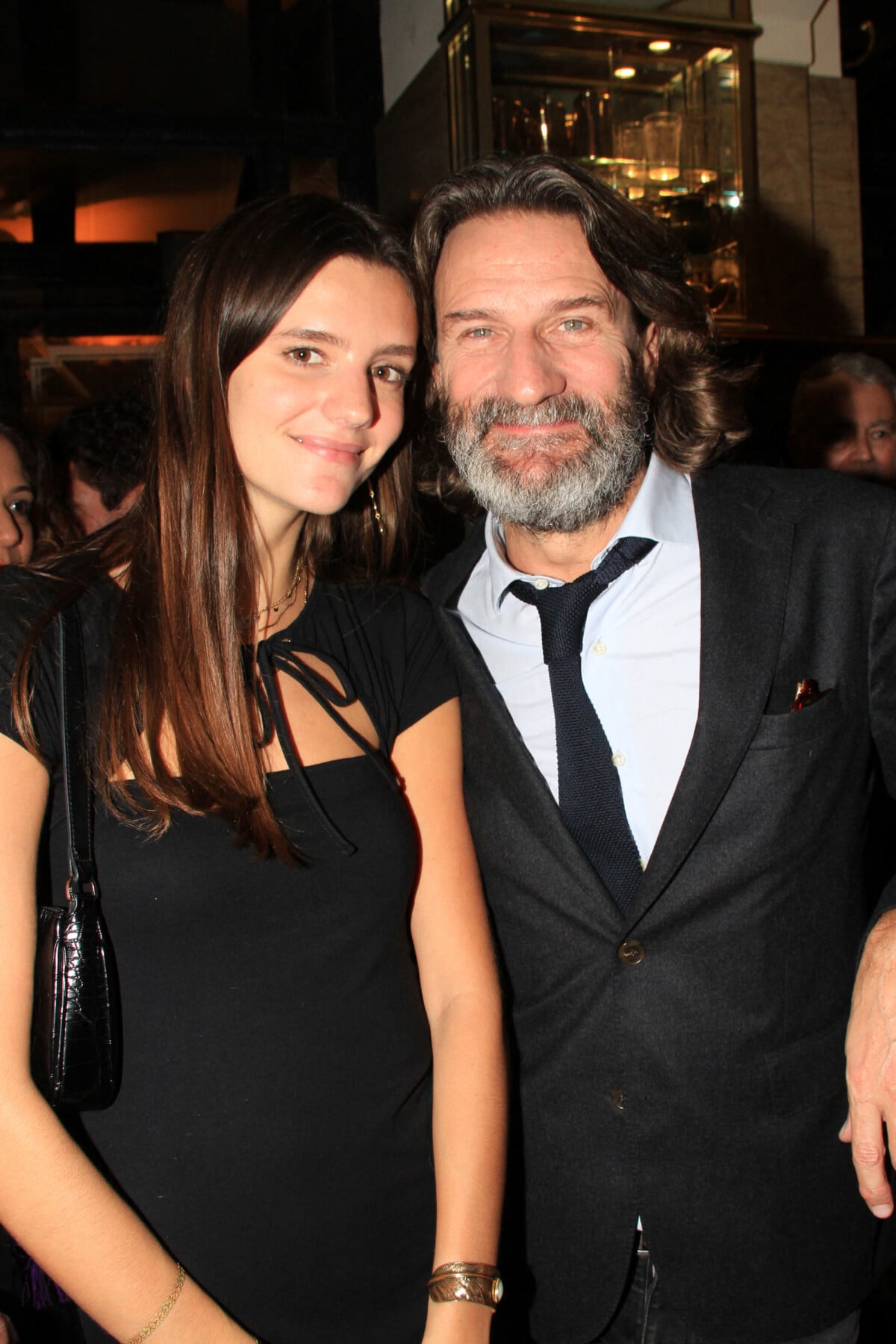 Photo : Frédéric Beigbeder et sa fille Chloë lors de la remise du prix ...