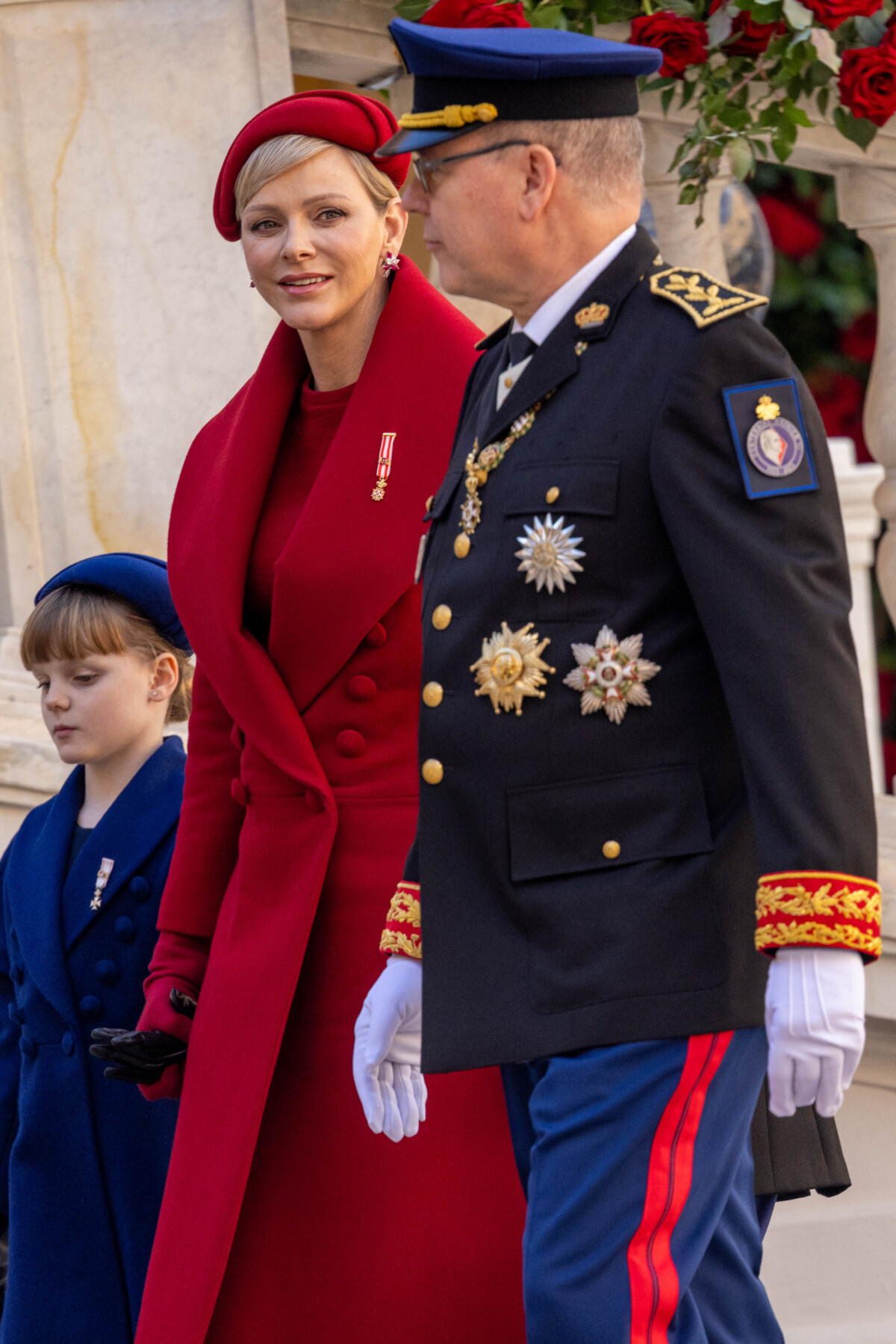 Photo : La princesse Gabriella, la princesse Charlene et le prince ...