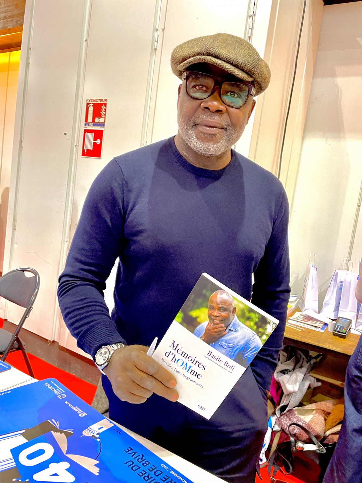 Photo : Basile Boli lors de la 40ème Foire du Livre de Brive à Brive-la ...