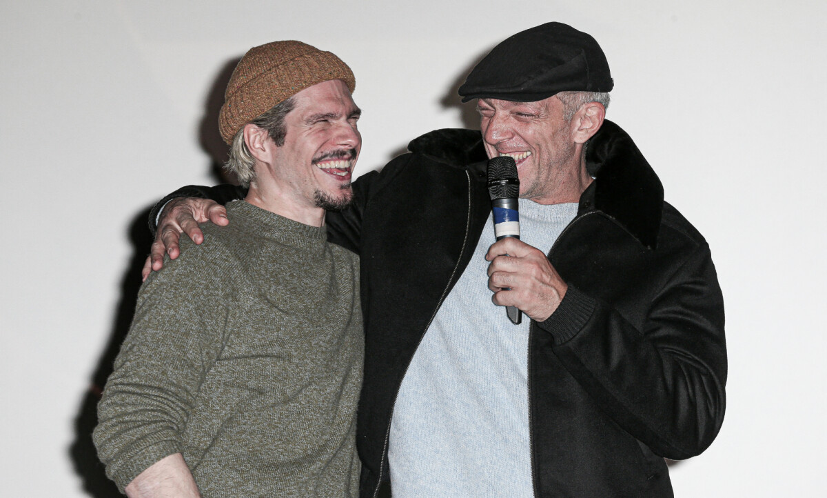 Photo : François Civil et Vincent Cassel - Avant-première du film "Les ...