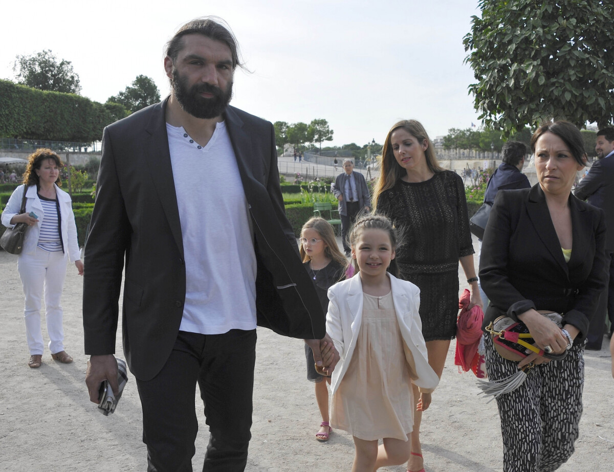 Photo : Archives - Sébastien Chabal, sa femme Annick et leur fille ...