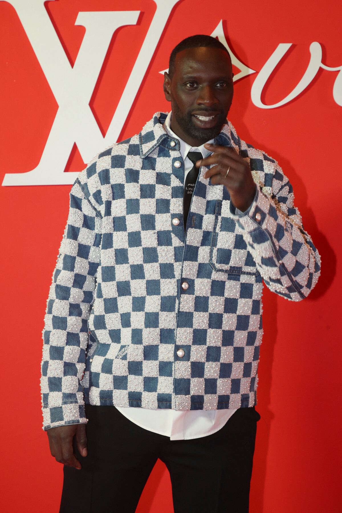 Photo : Omar Sy - Photocall du Défilé de mode Louis Vuitton Homme ...