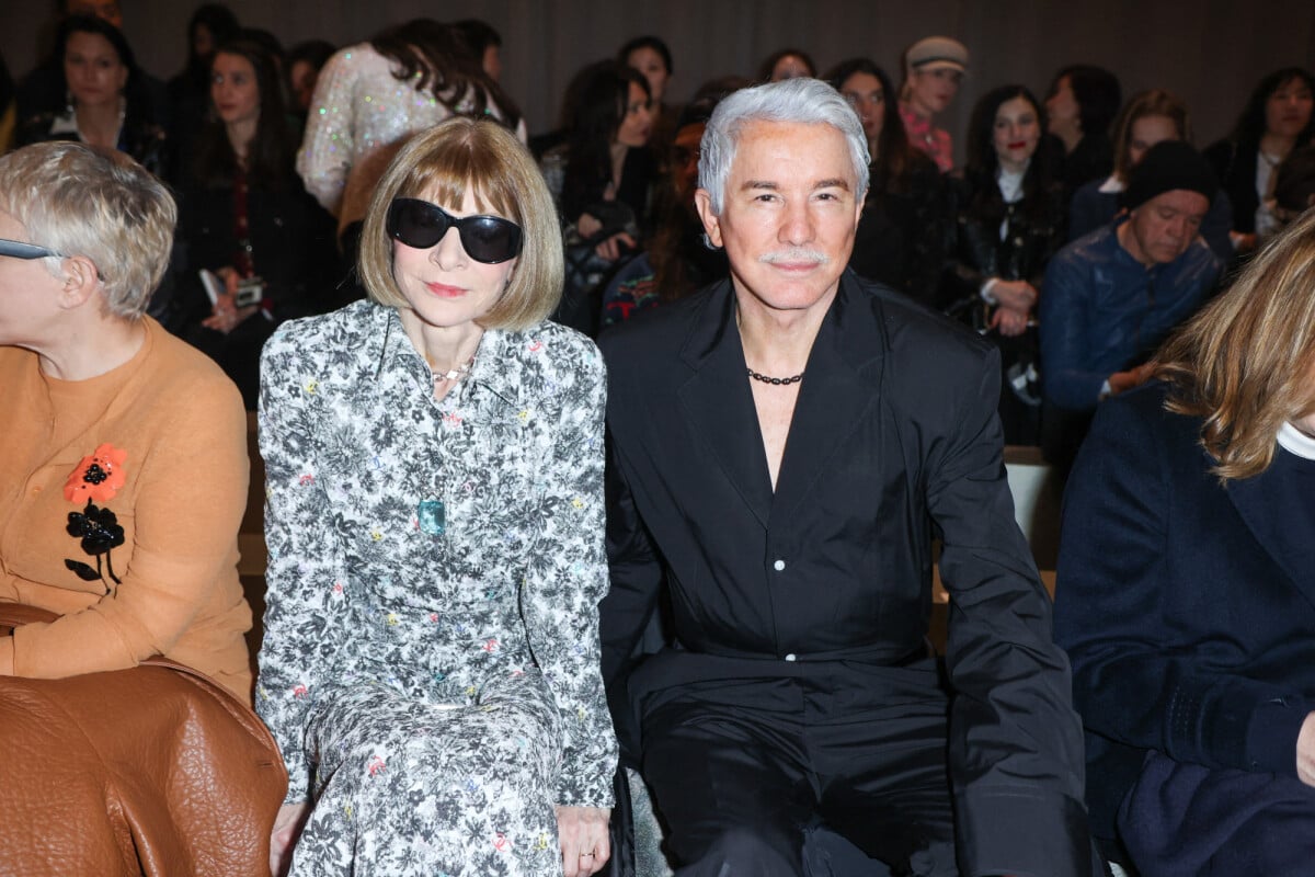 Photo : Anna Wintour et Baz Luhrmann - Défilé de mode Haute-Couture ...