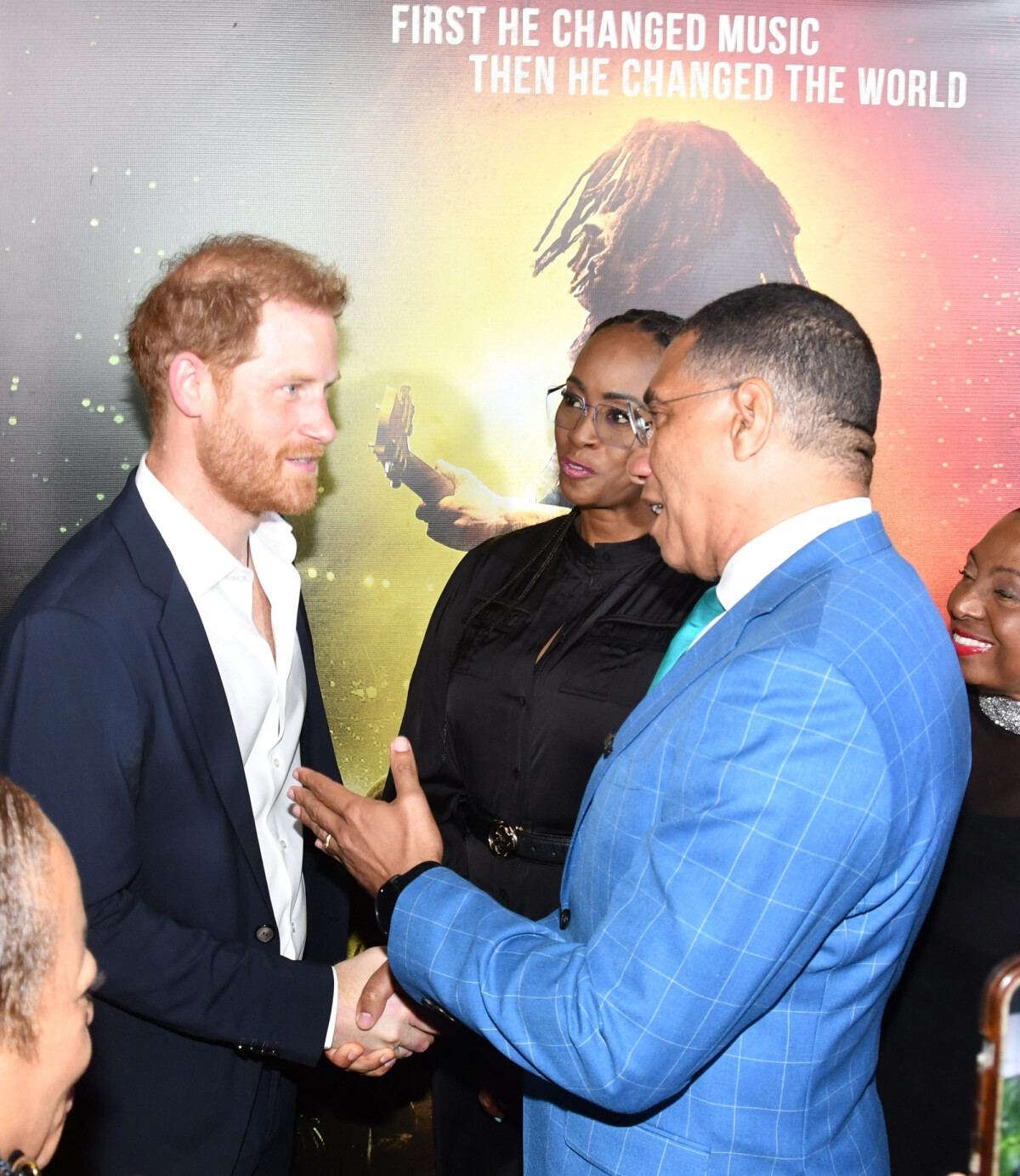 Photo : Prince Harry, Meghan Markle, Andrew Holness, Juliet Holness ...