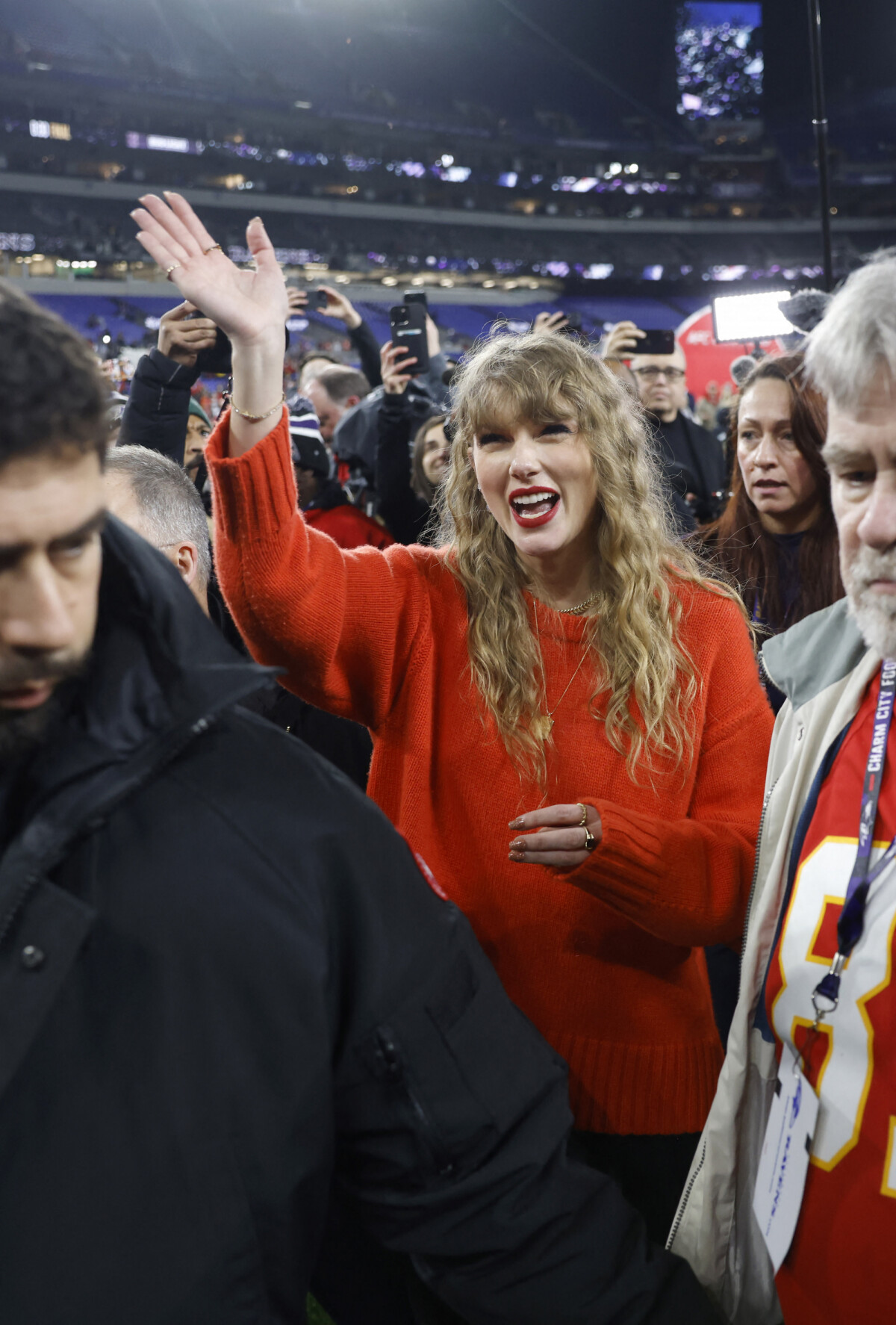 Photo : Taylor Swift après la défaite des Chiefs de Kansas City, équipe ...