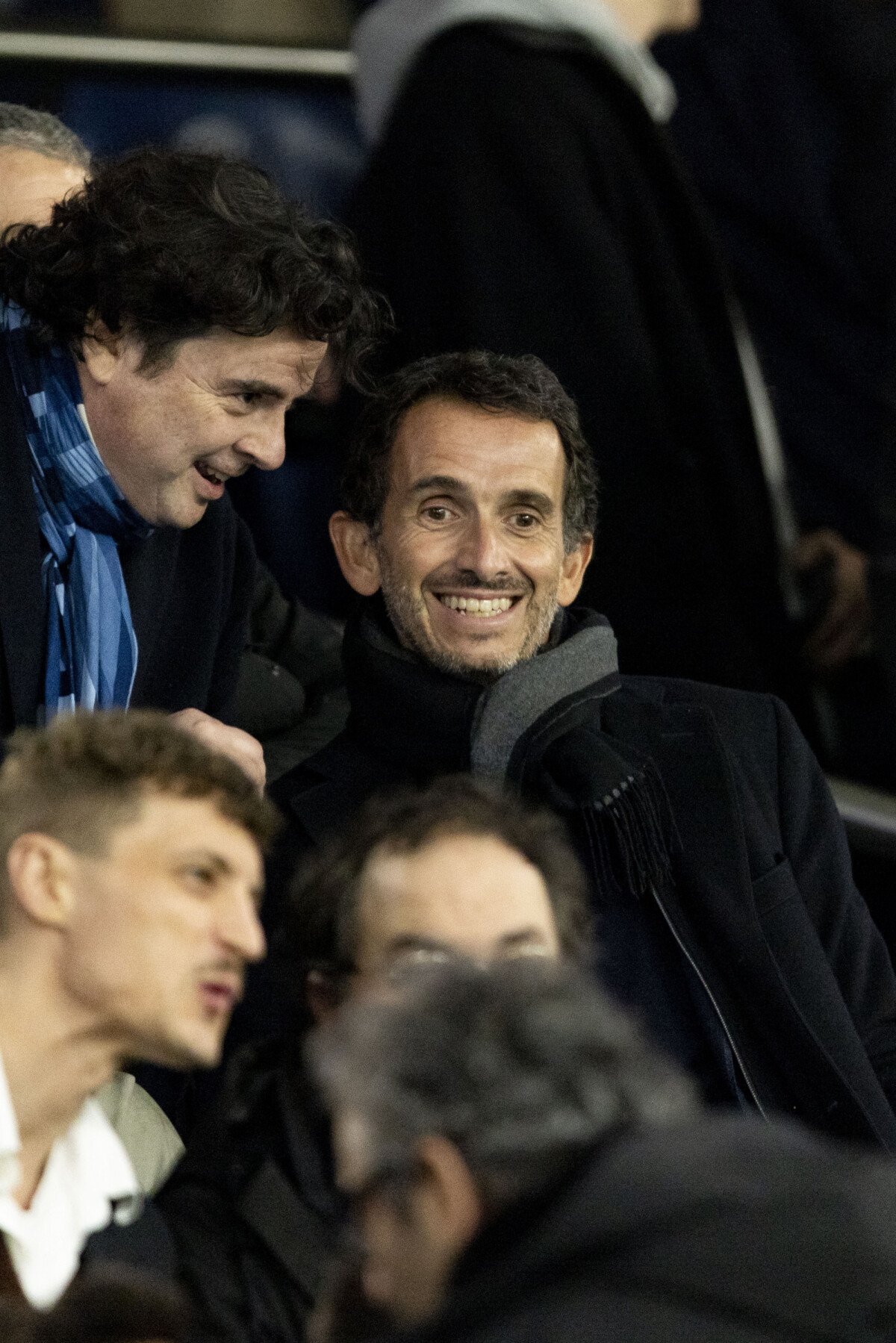 Photo : Alexandre Bompard - Célébrités dans les tribunes du match aller ...