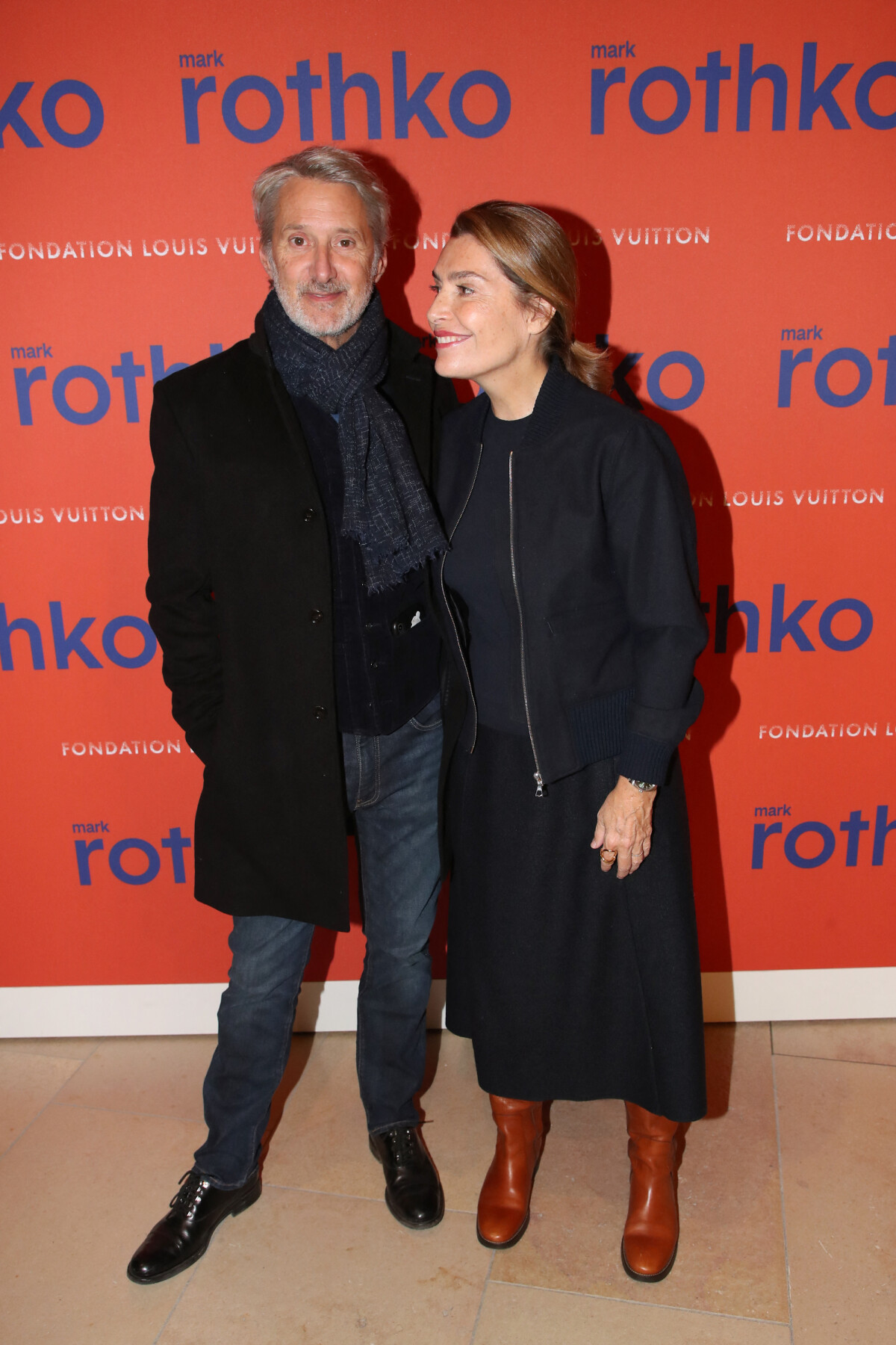 Photo : Antoine de Caunes et sa femme Daphné Roulier - Vernissage de l ...