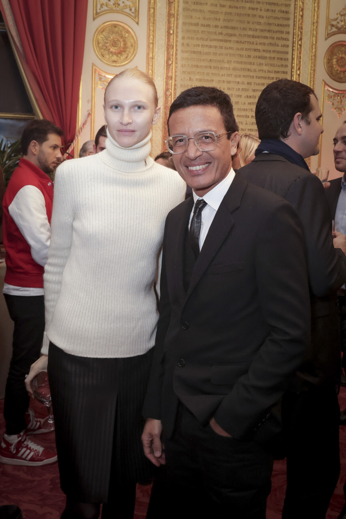 Photo : Exclusif - Omar Harfouch et sa femme Yulia - Soirée de lancement du nouveau magazine ...