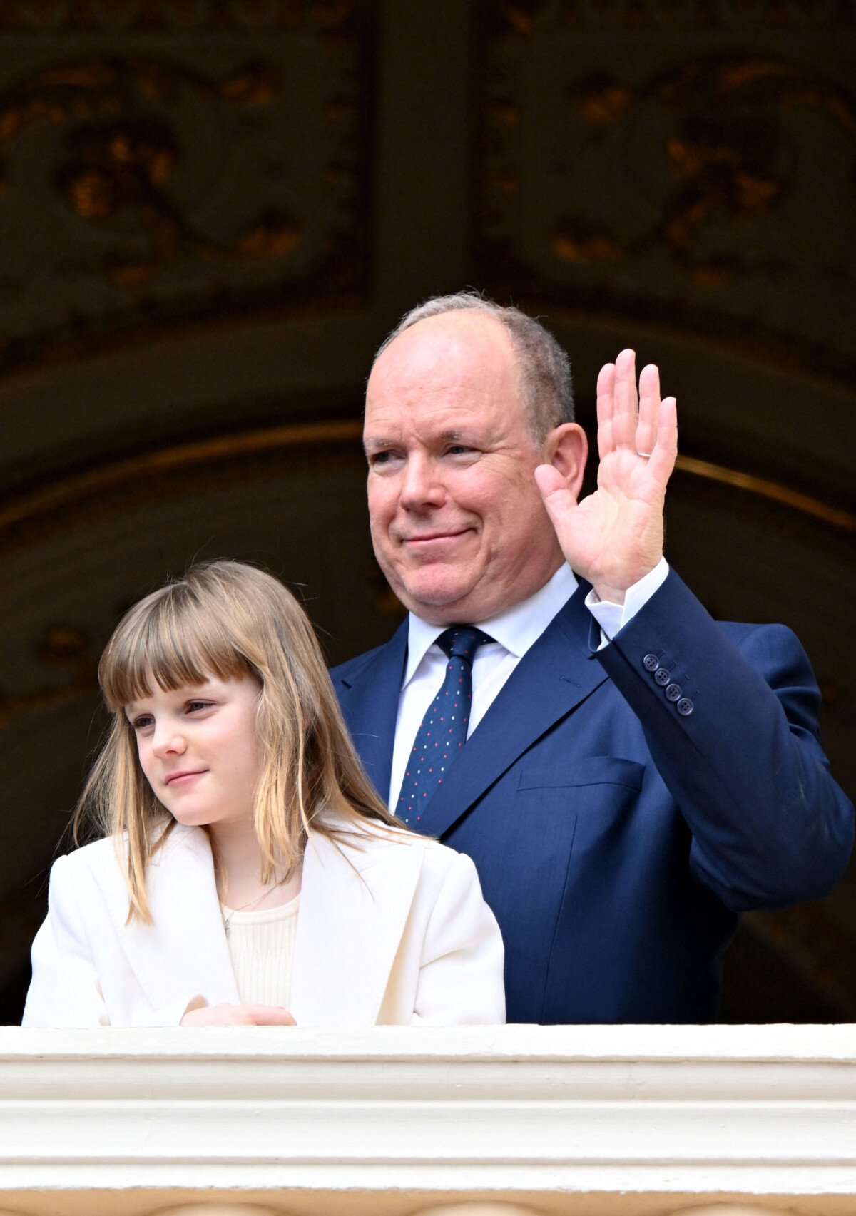Photo : Le prince Albert II de Monaco fête son anniversaire (66 ans) avec la princesse de Monaco ...