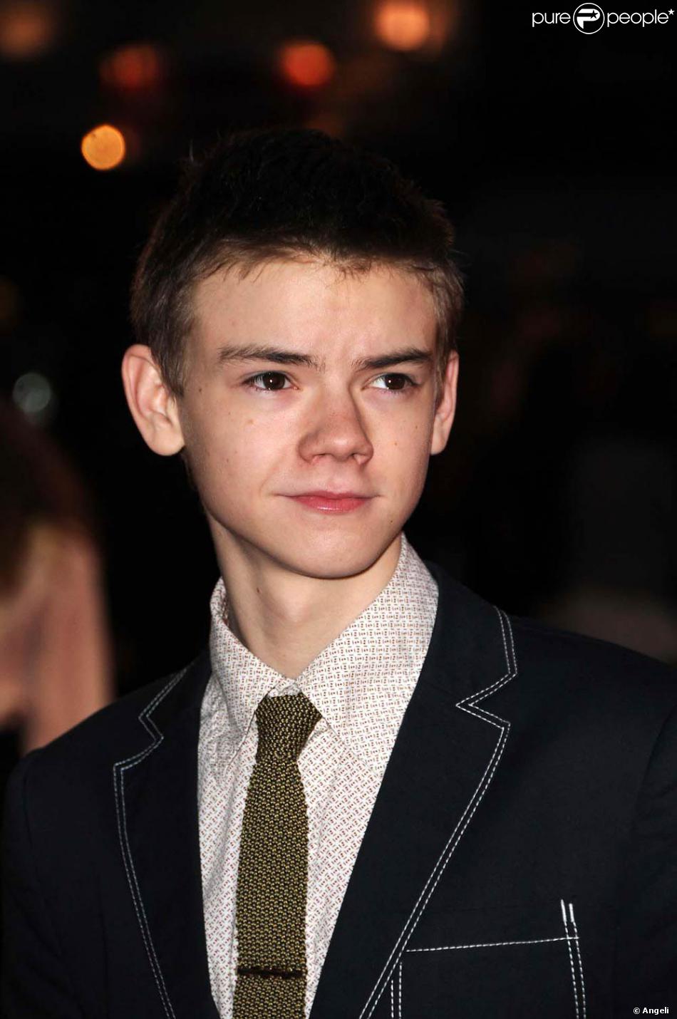 Thomas Sangster, à l'occasion de l'avant-première anglaise de Remember ...