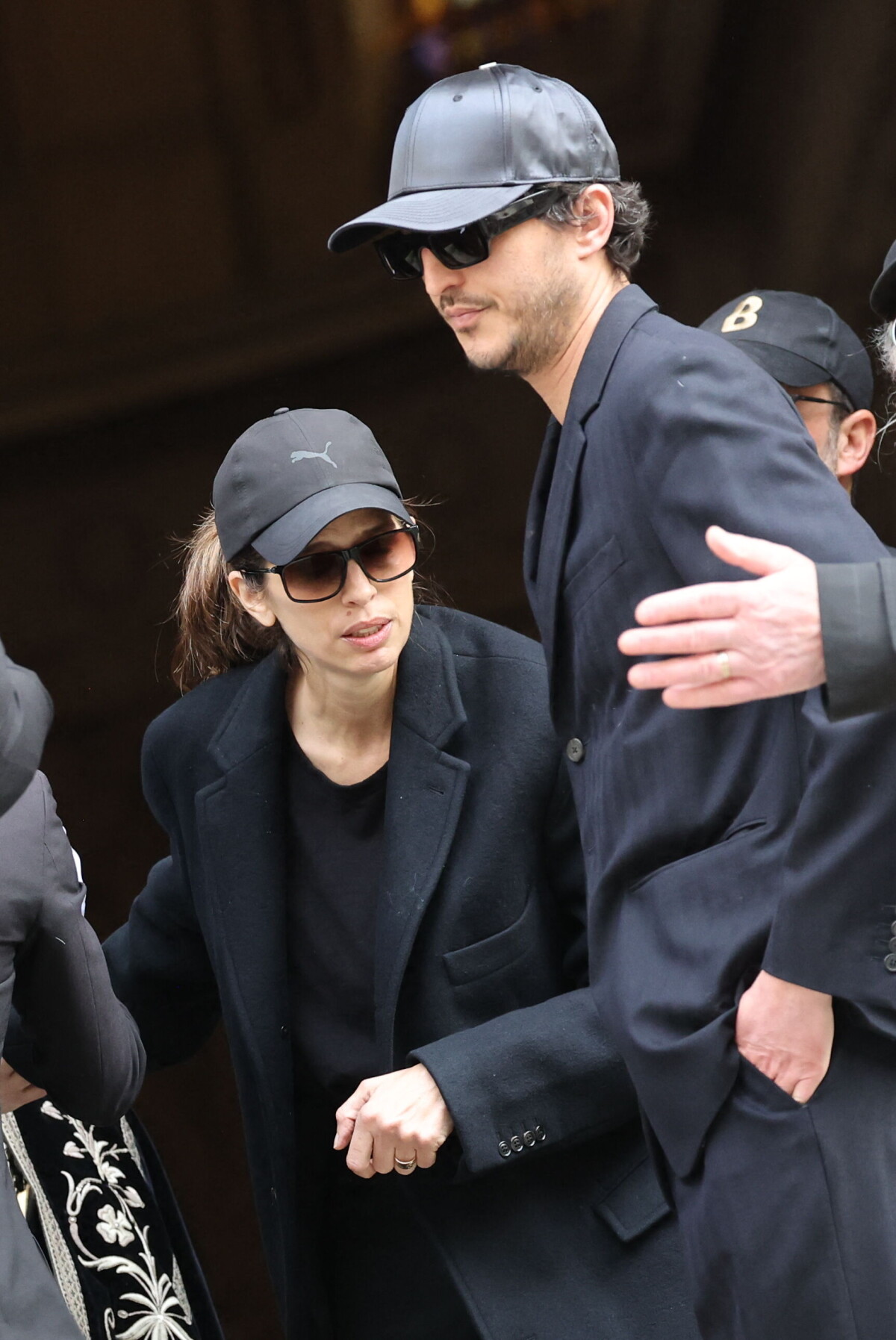Photo : Maïwenn et Luka, collaborateur de Jean-Yves Le Fur - Obsèques ...