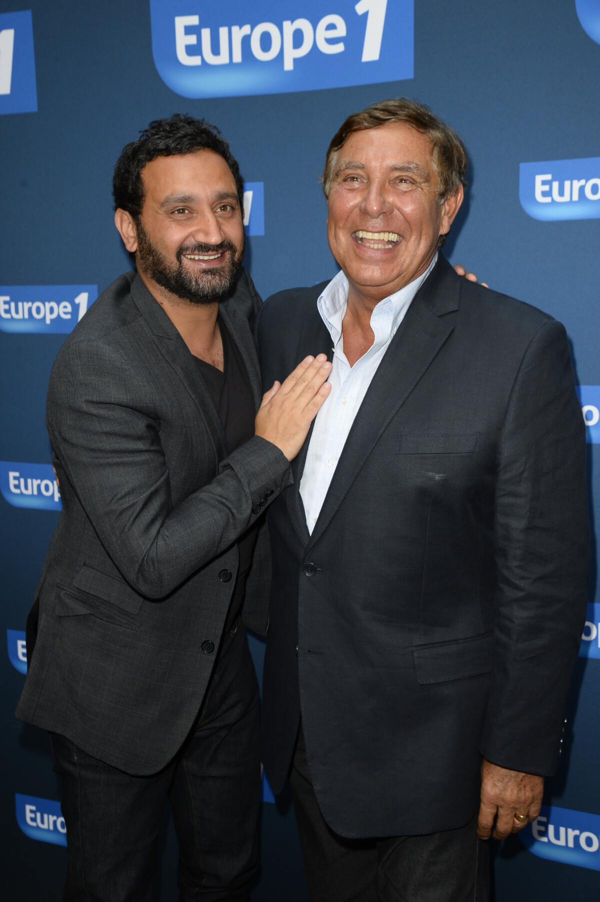 Photo : Cyril Hanouna et Jean-Pierre Foucault - Conférence de rentrée ...