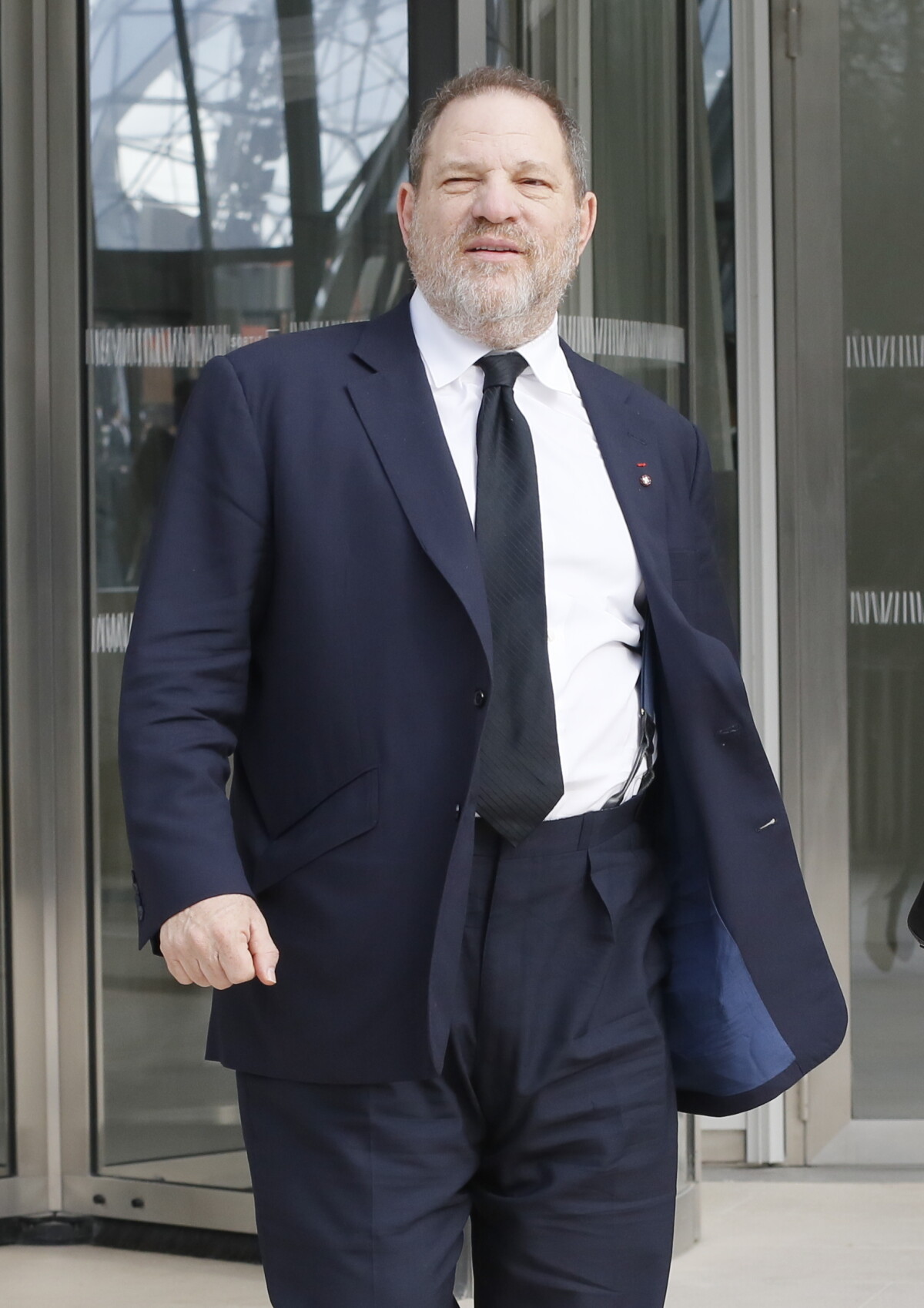 Photo : Harvey Weinstein - People à la sortie du défilé de mode "Louis ...