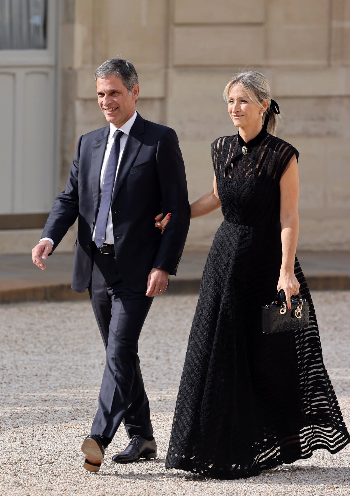 Photo : Rodolphe Saade et sa femme Véronique - Dîner d'état en l ...